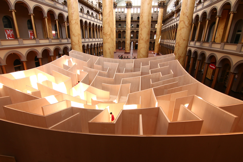 Navigating the BIG Maze at the National Building Museum - Metro Weekly