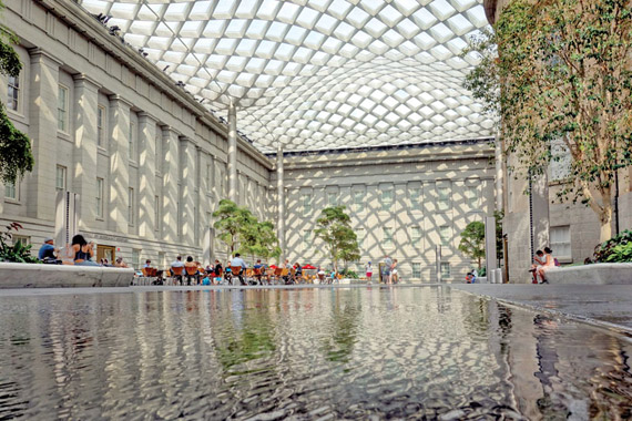 National Portrait Gallery Courtyard