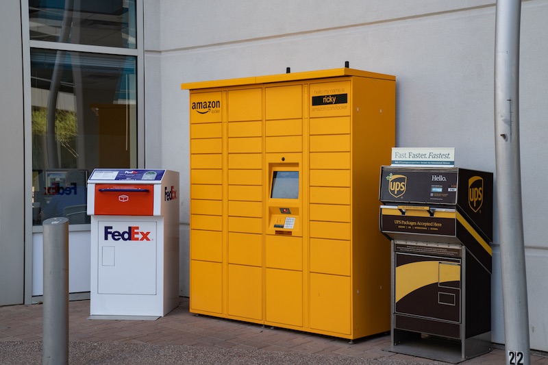Amazon package delivery locker - Metro Weekly