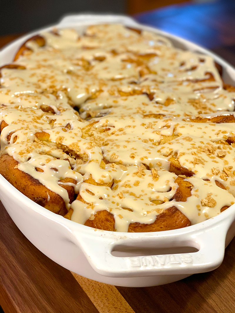 SAVOR - Cardamom Cinnamon Rolls - Finished Dish 1 - Metro Weekly