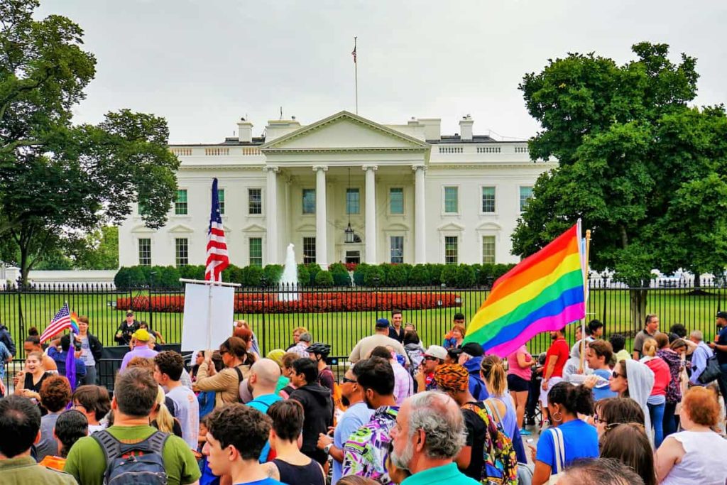 White House Pride Rainbow LGBTQ Flag - Metro Weekly