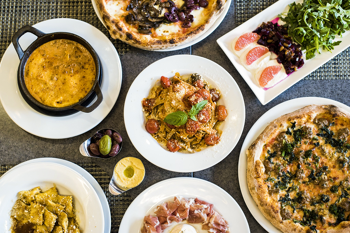 Winter Restaurant Week 2023 - Al Dente - Full table overheadd-Enhanced ...