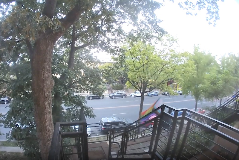 Pride flag Ring Camera - Metro Weekly