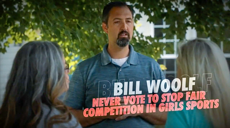 Bill Woolf ad screenshot - Metro Weekly