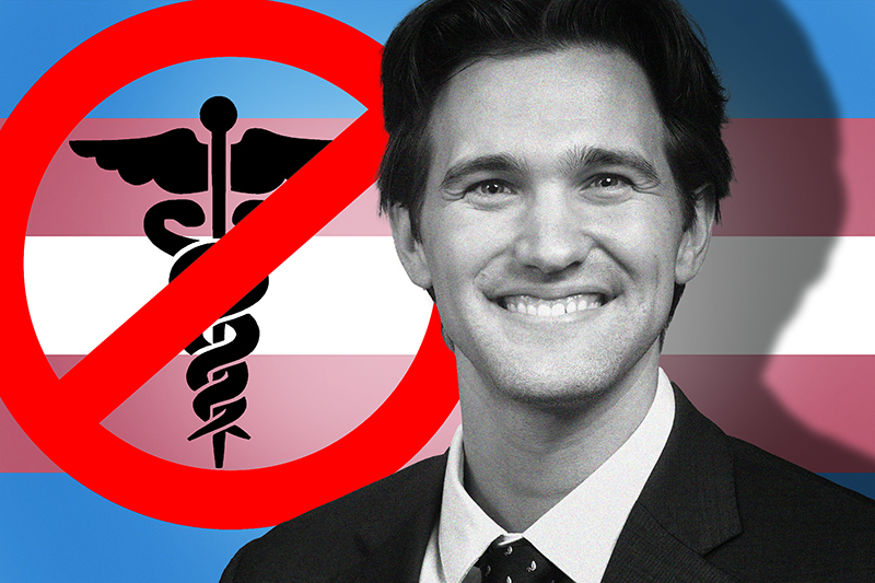 Michigan state Rep. Josh Schriver (R) (Illustration: Todd Franson ...