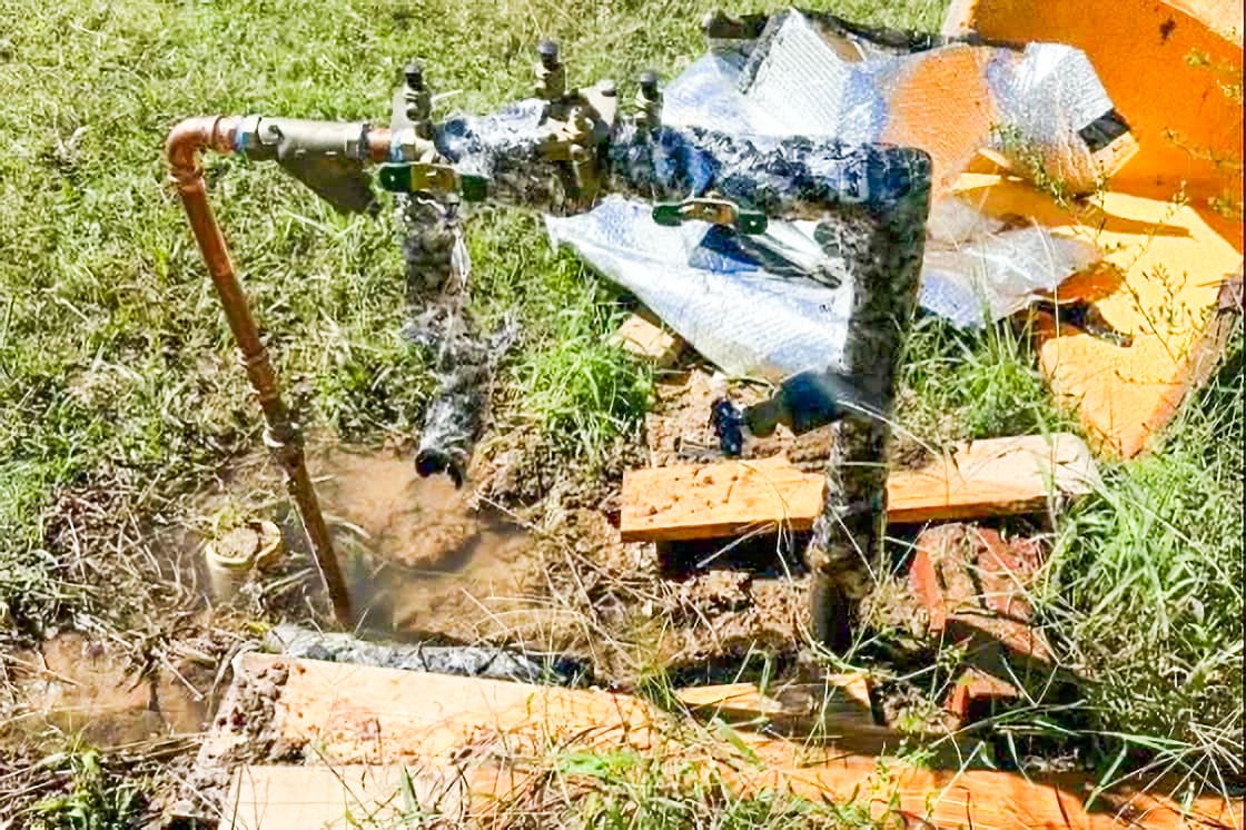 InTRANSitive's community center damaged pipes (Photo: courtesy Rumba ...