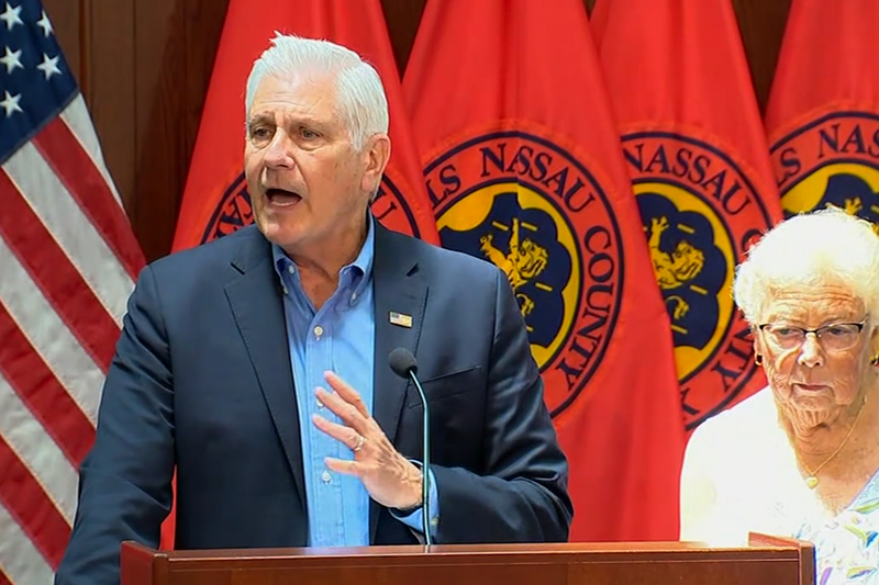 Nassau County Executive Bruce Blakeman (abc7NY screenshot) - Metro Weekly