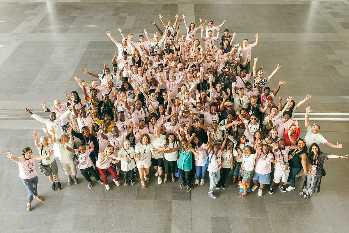AIDS 2024 Volunteer group photo Photo Gonzalo Bell IAS - Metro Weekly