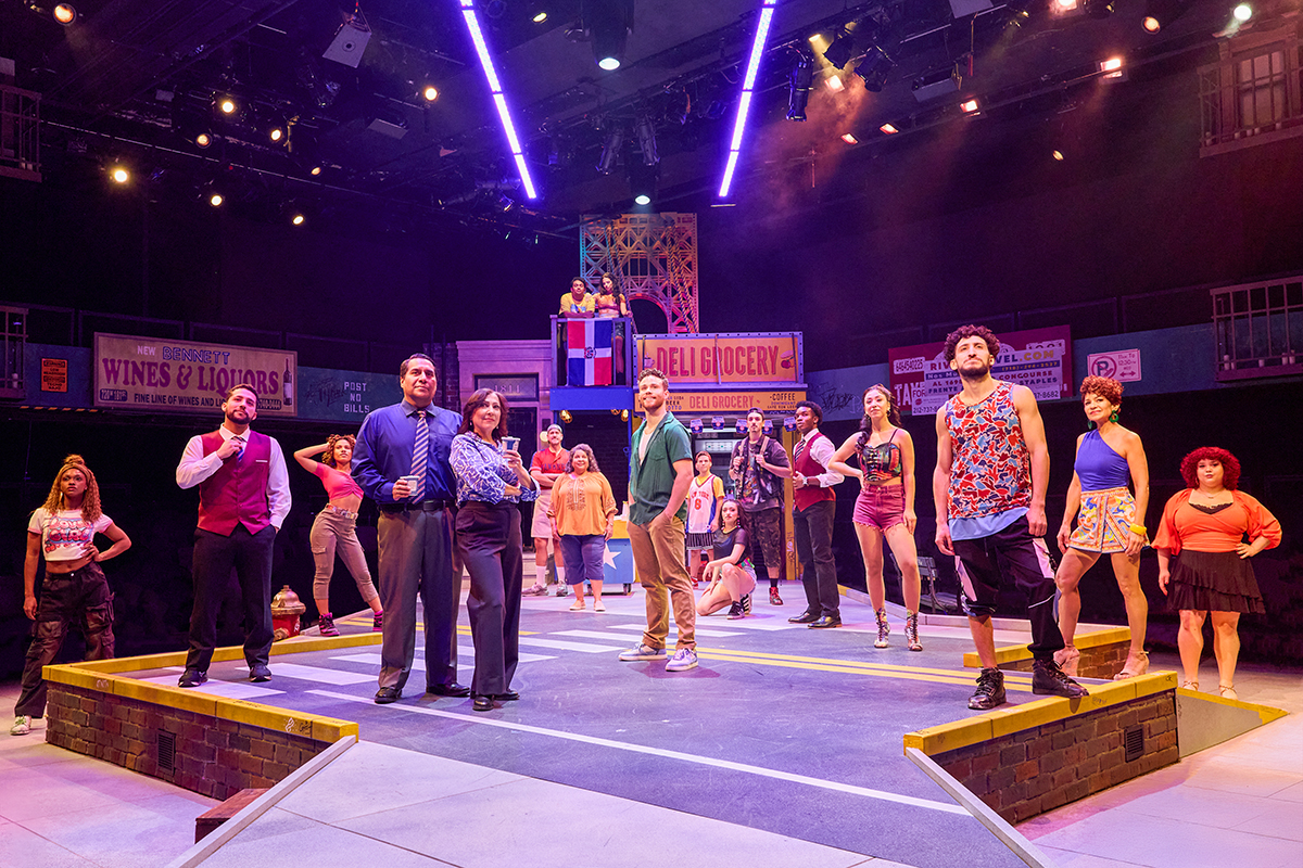 STAGE - 1. The cast of In the Heights at Signature Theatre. Photo by DJ ...